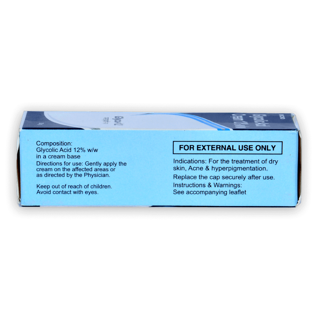 Glyco 12 cream | Glycolic Acid Skin Peel Cream 12% | 【Buy Now】