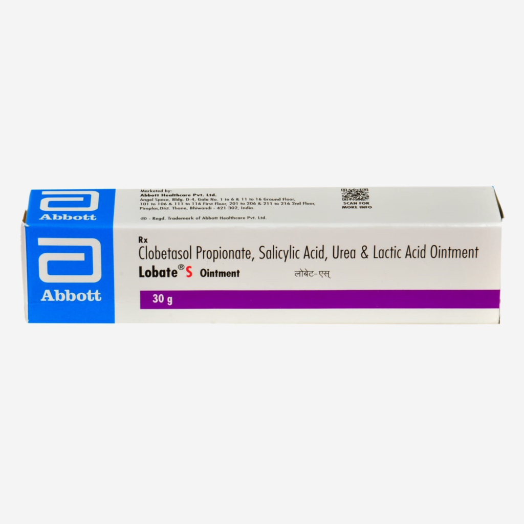 Lobate S Ointment 30gm Clobetasol Propionate and Salicylic Acid Cream ...